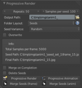 Progressive Animation Render Addon and Image Stacking - Adaptive Samples